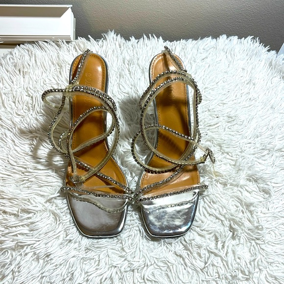 Shoes | Silver Party Heels | Poshmark